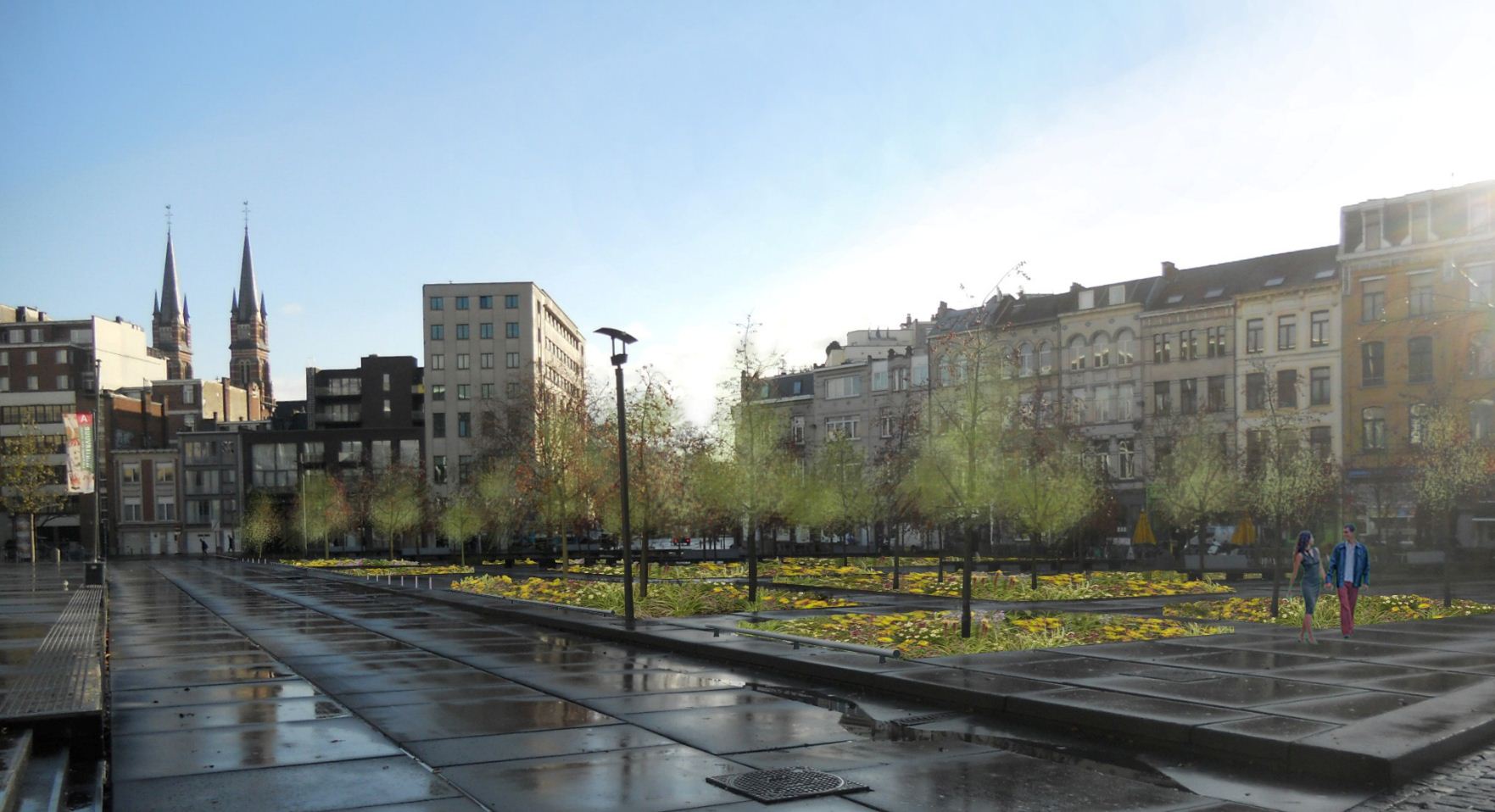 Theaterplein krijgt prairietuin | Antwerpen